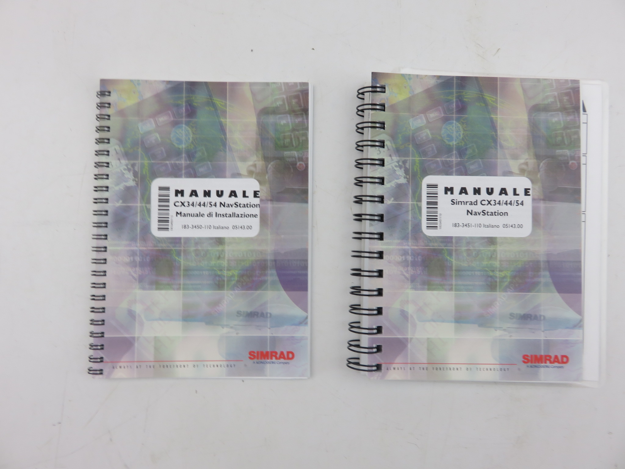 Simrad CX34 CX44 CX54 Installation and User Manual / Manuale di ...